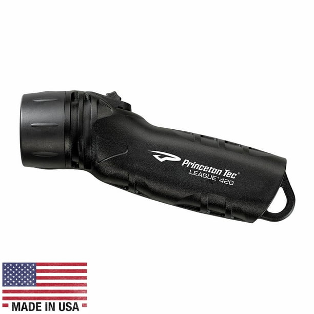 Princeton Tec Handheld Flashlight,Plastic,Black,420lm LG4-BK - Walmart ...