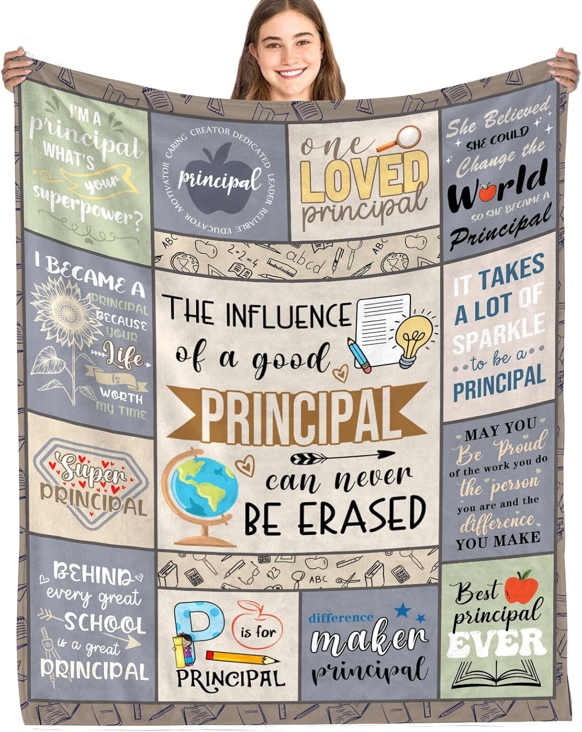Principal Appreciation Blanket Gifts for Women, Principal Blanket 60 ...