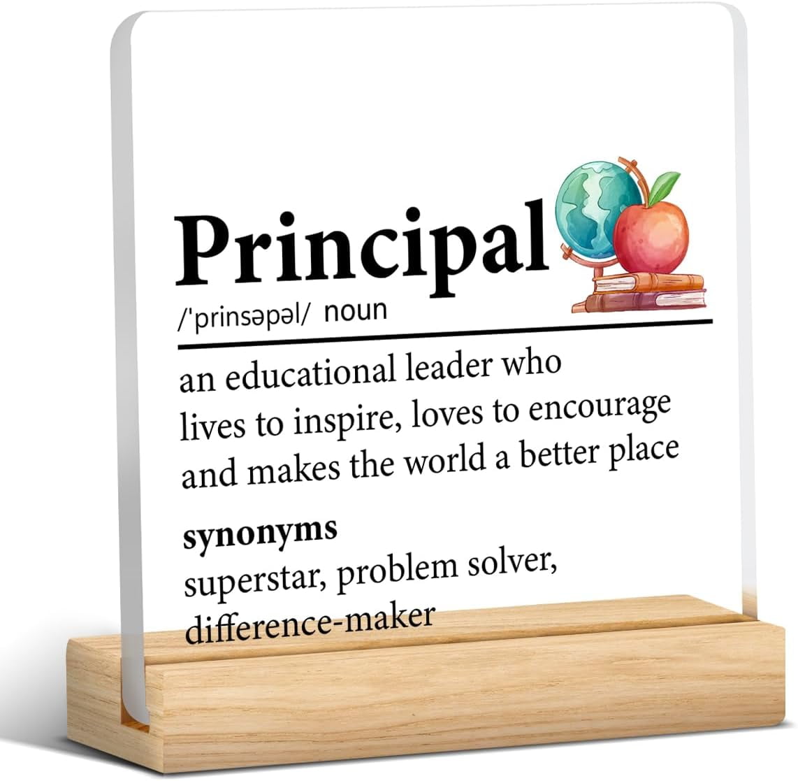 Principal Appreciation Gift for Men Women, School Principal Gift, Best ...
