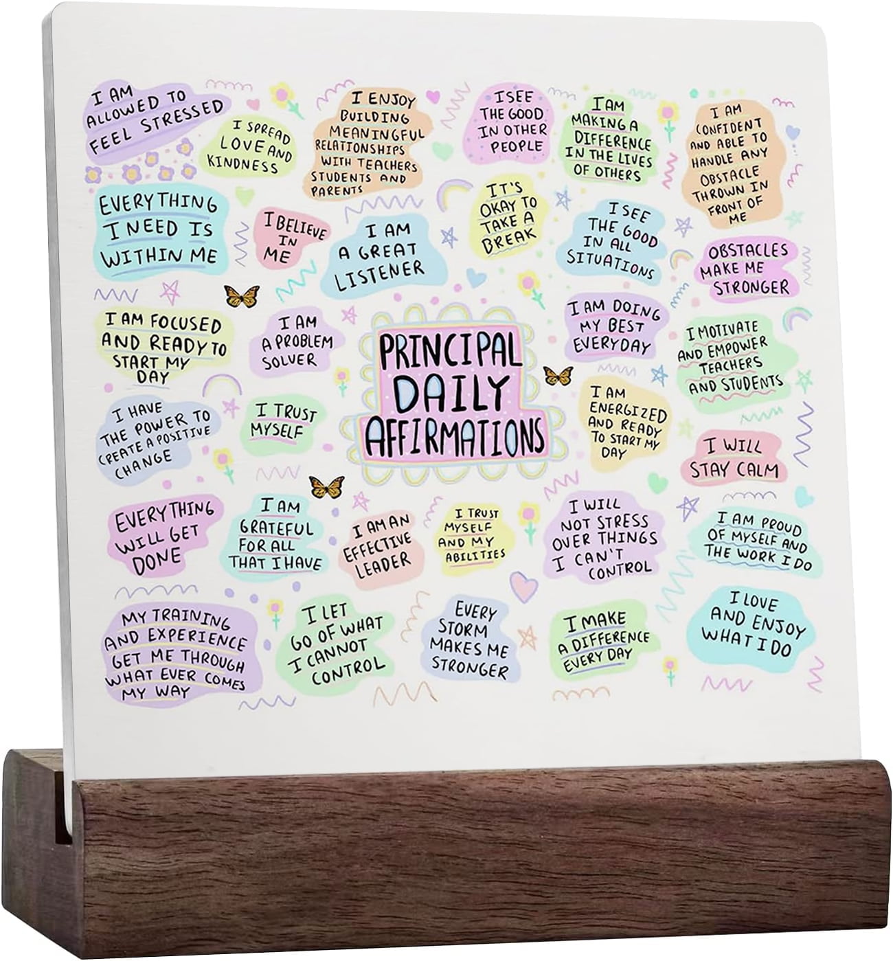 Principal Daily Inspirational Ceramic Table Sign - Principal Daily ...