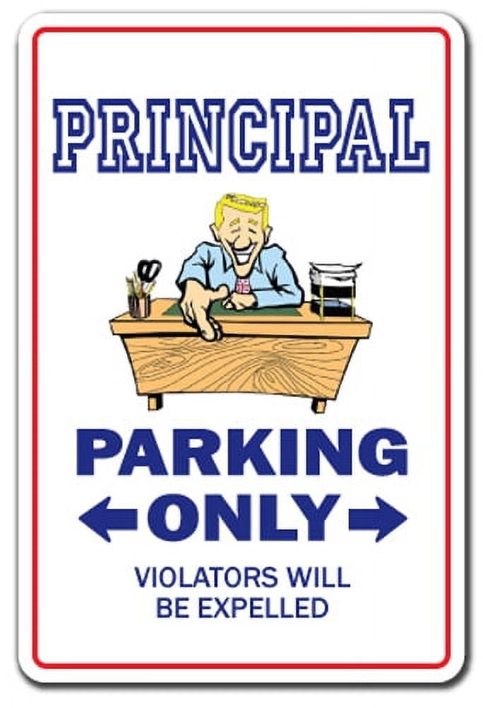 Principal Decal | Indoor/Outdoor | Funny Home Décor for Garages, Living ...