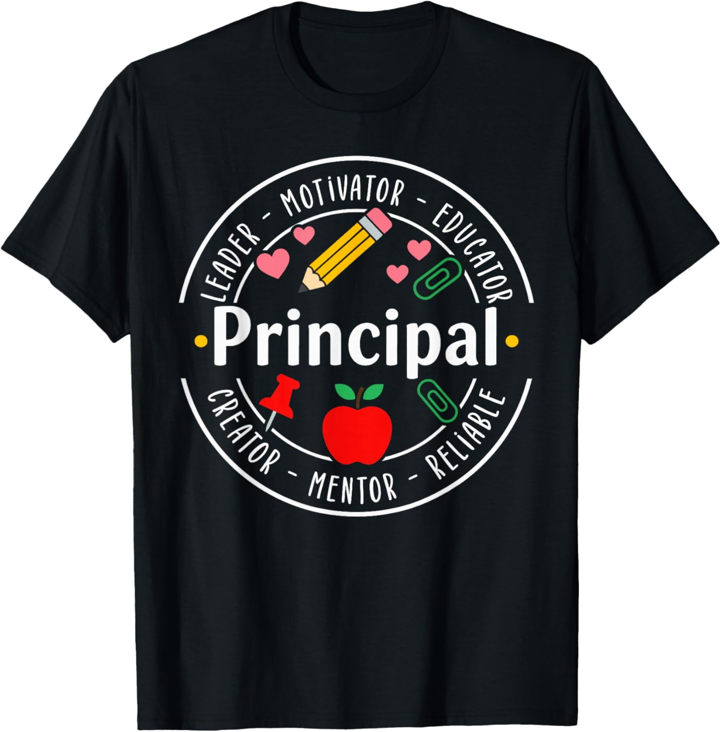 Principal Leader Motivator First Day Back to School Adult T-shirt ...