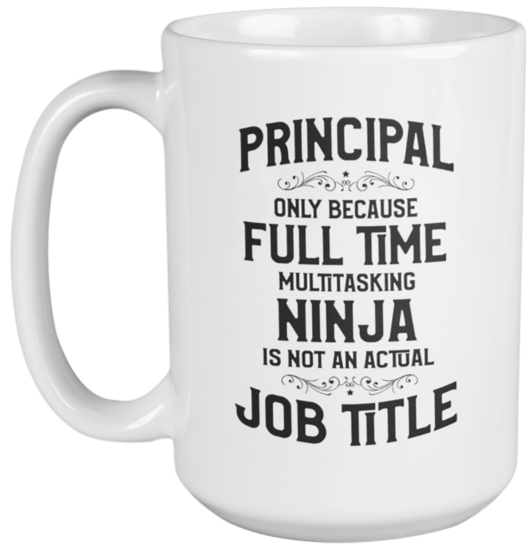 Principal Multitasking Ninja Coffee & Tea Gift Mug (15oz) - Walmart.com