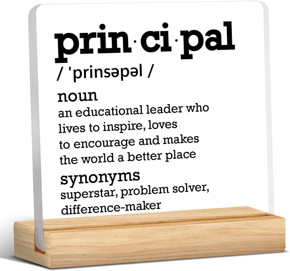 Principal Office Decor Principal Definition Clear Desk Decorative Signs ...