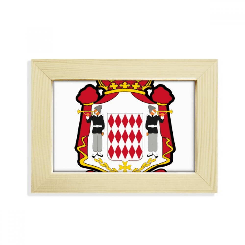 Principality of Monaco National Emblem Desktop Decorate Photo Frame ...