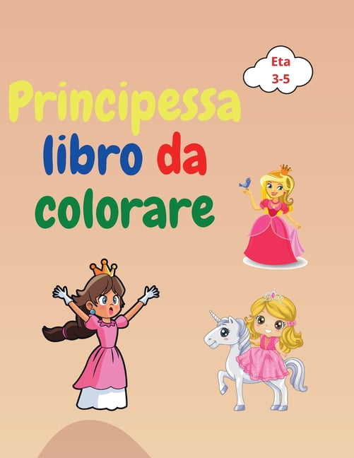Principessa libro da colorare: Incredibile libro da colorare per ...