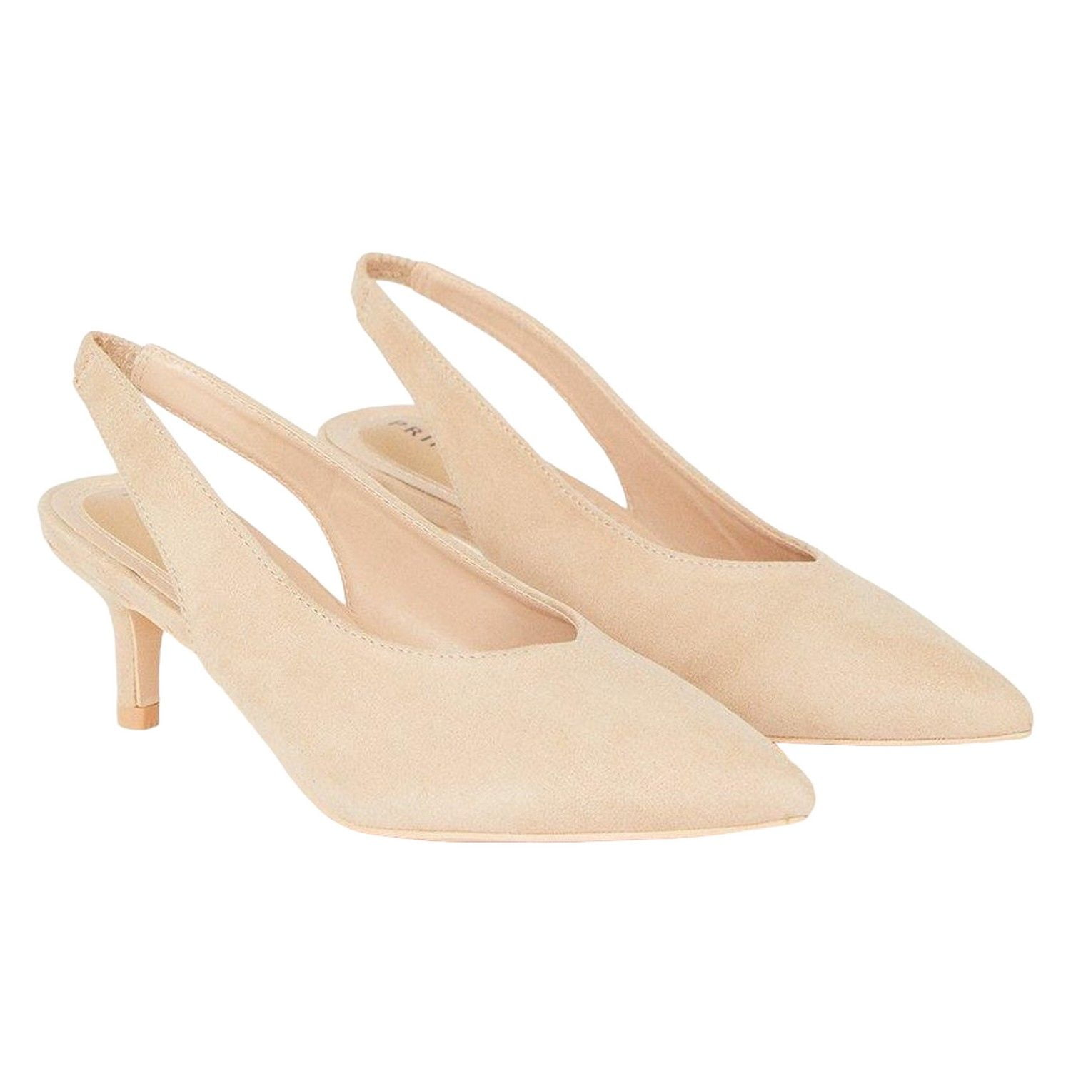 Principles Womens Daisy Sling Back Kitten Heel Court Shoes - Walmart.com