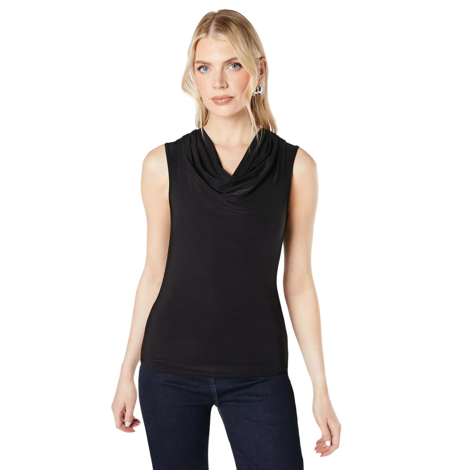 Principles Womens Soft Touch Cowl Neck Top - Walmart.com