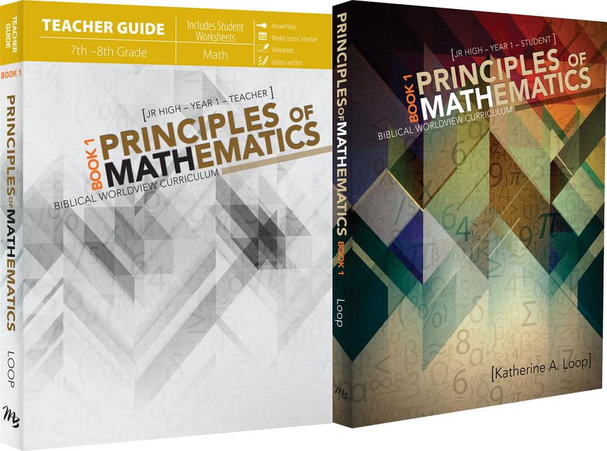 Master Books-Principles Of Mathematics Book 1 Set (6Th - 8Th Grade ...