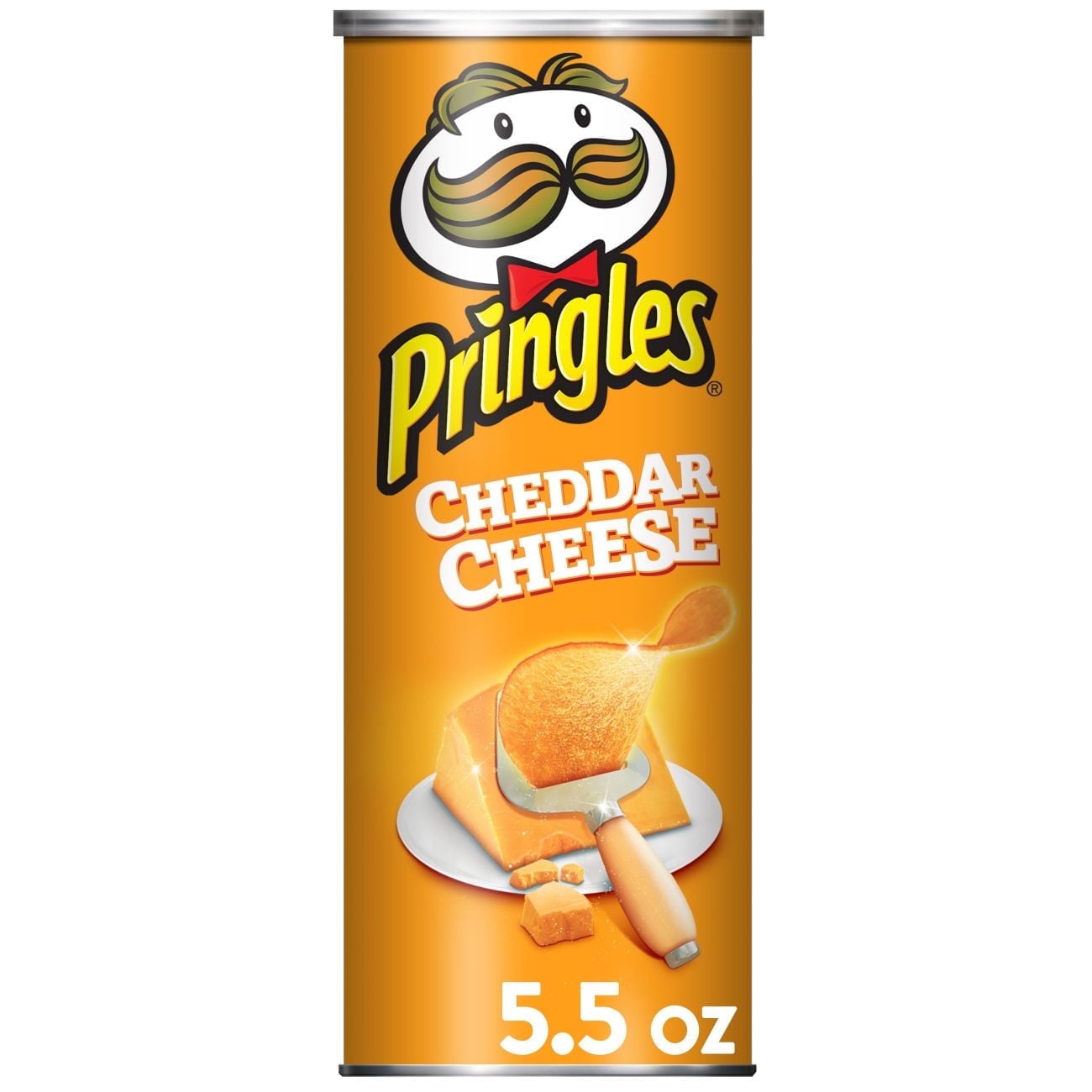(1PACK),Pringles Cheddar Cheese Potato Crisps Chips, Lunch Snacks ...