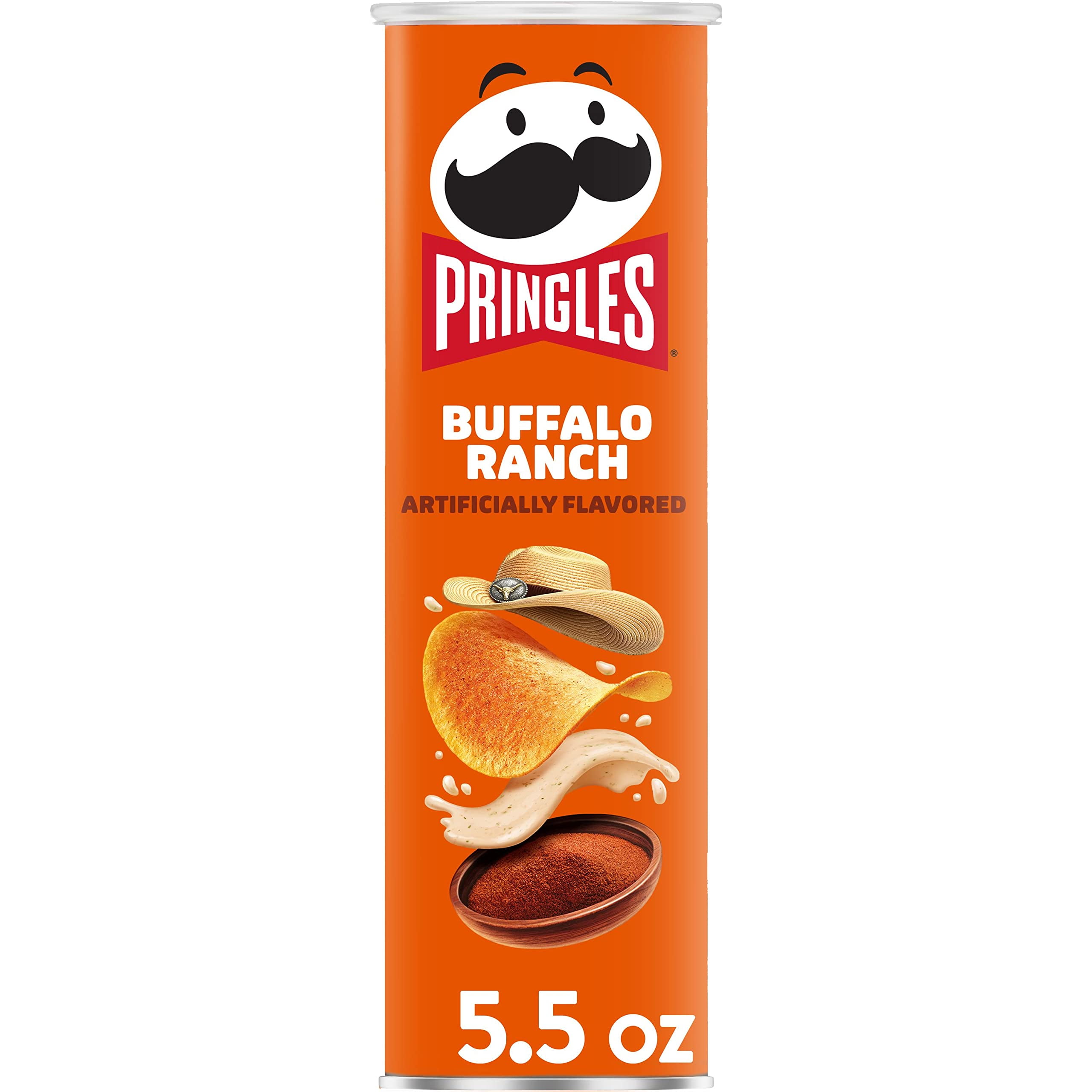 Pringles Buffalo Ranch Potato Crisps, 5.5 Oz Packaging May Vary ...