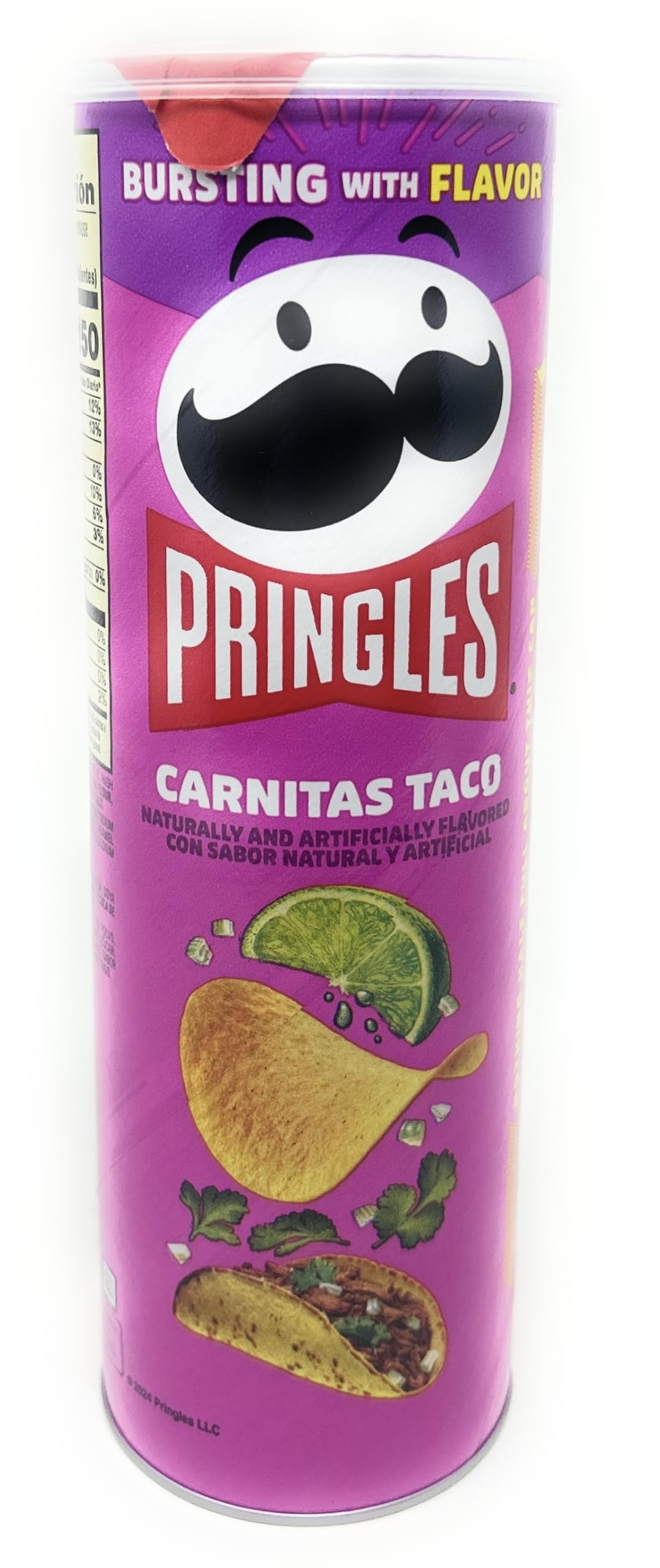 Pringles Carnitas Tacos Potato Chips 5.5oz - 1 can - Walmart.com