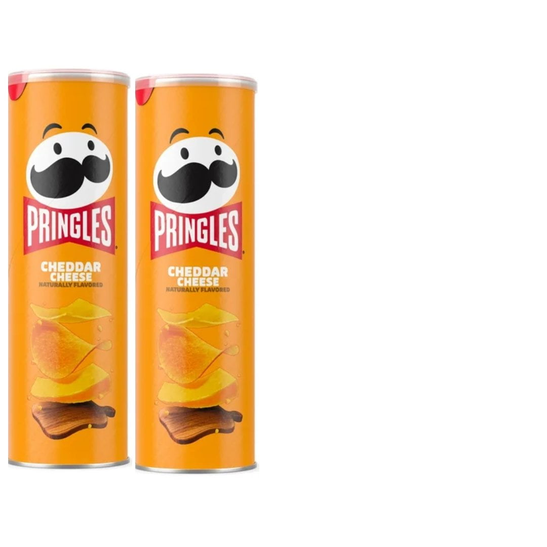 Pringles Cheddar Cheese Potato Crisps Chips - 5.5oz 2pk - Walmart.com