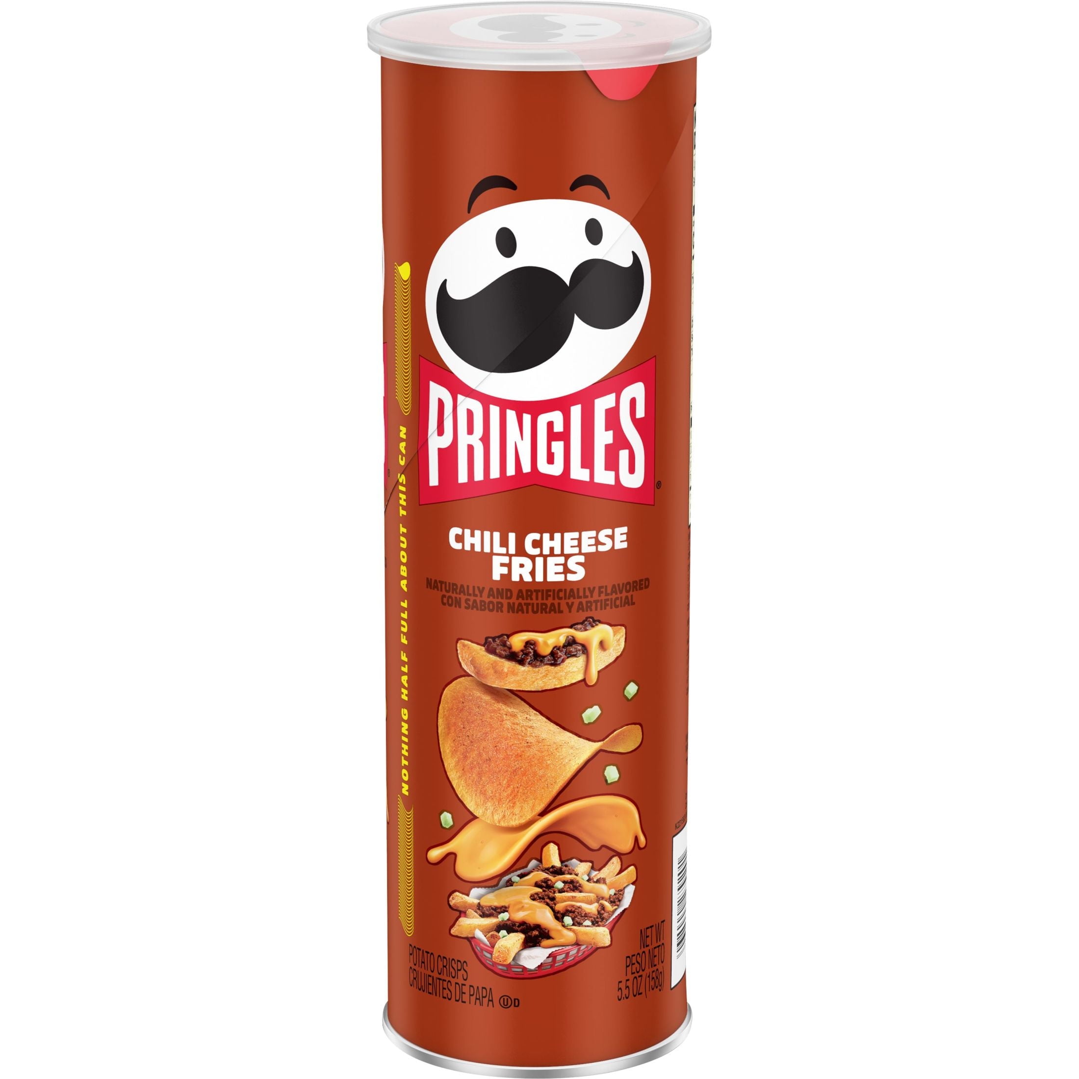 Pringles Chili 1PACK,Cheese Fries Flavored Potato Crisps - Walmart.com