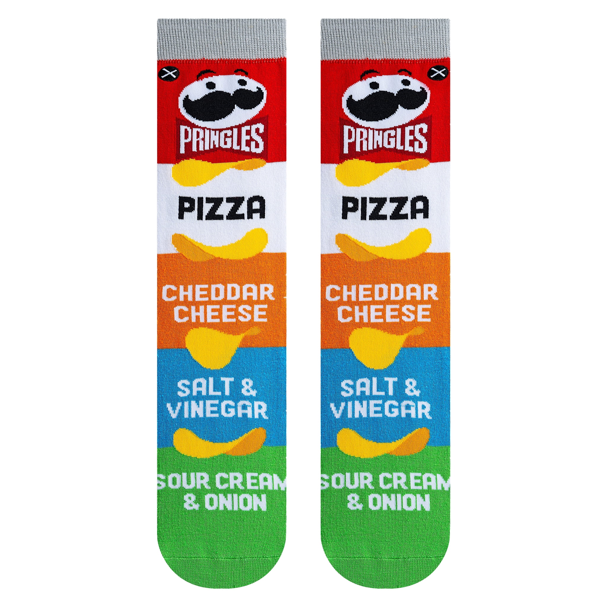 Pringles Flavors Mash-Up Men's Crew Socks - Walmart.com