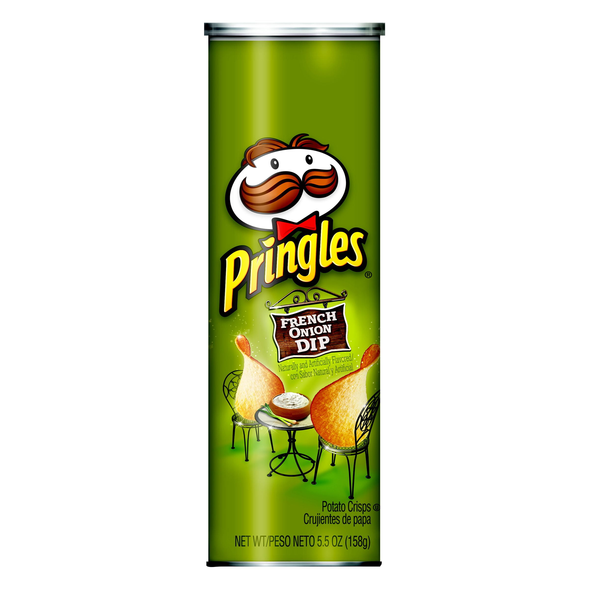 Pringles French Onion Potato Chips 5.5 oz Cans - Pack of 7 - Walmart.com