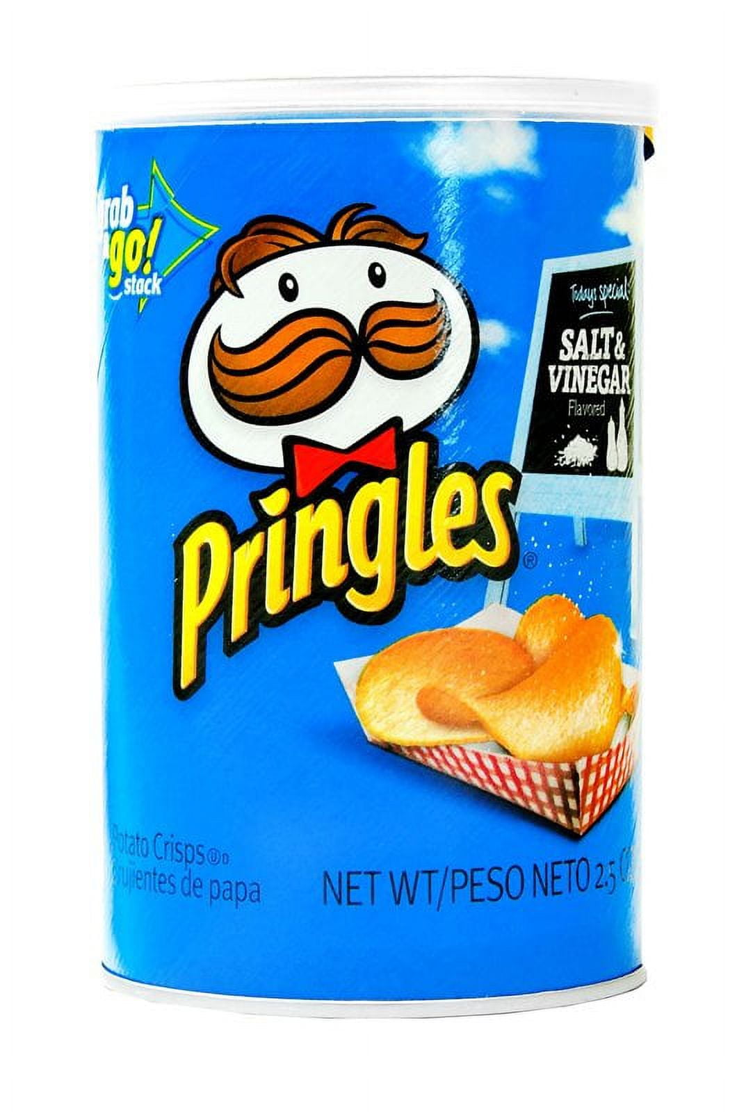 Pringles Grab & Go Salt & Vinegar Medium Chips, Count 1 - Walmart.com