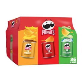 Pringles Grab-n-Go Variety Pack Chips, 36 count.pack of 2 - Walmart.com
