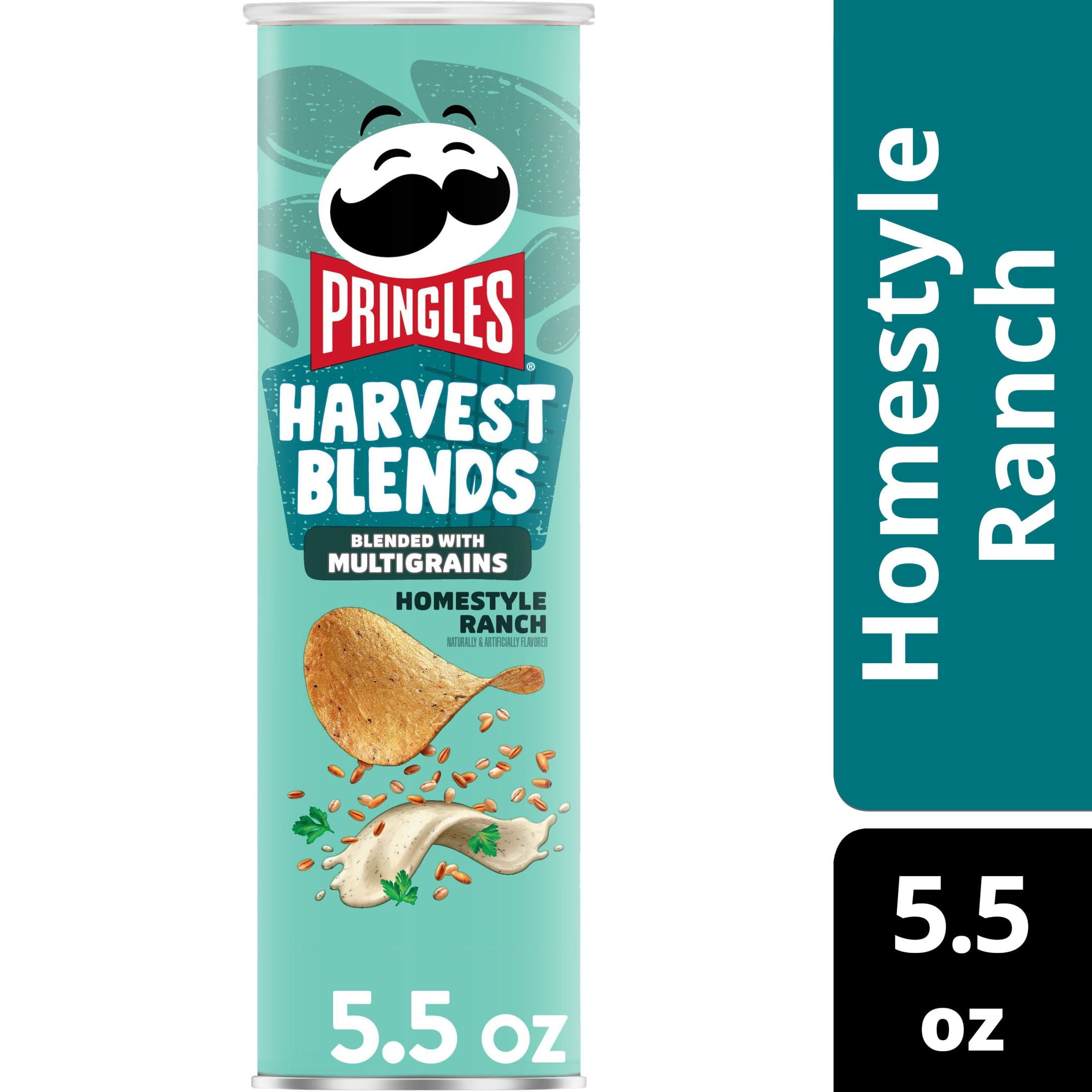 Pringles Harvest Blends Homestyle Ranch Potato Crisps Chips, 5.5 oz ...
