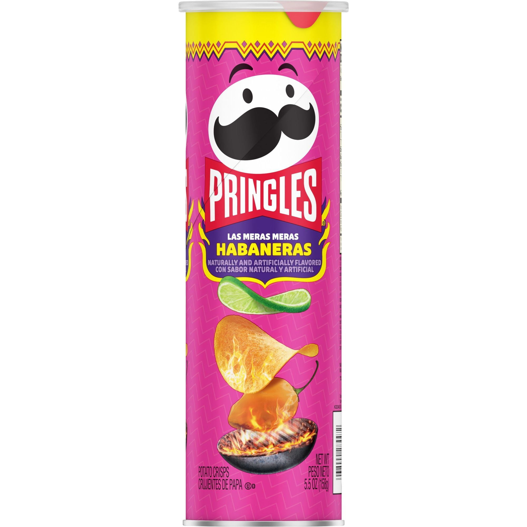 Pringles Las Meras Meras Habaneras Potato Crisps Chips - 5.5 oz (Pack ...