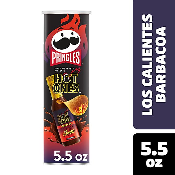 Pringles Los Calientes Barbacoa 5.5oz - 5.57 OZ - Walmart.com