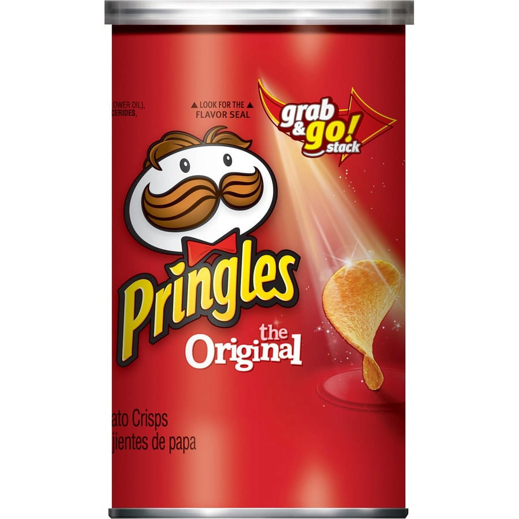 Pringles® Original - Original - Can - 1 Serving Can - 2.38 oz - 12 ...