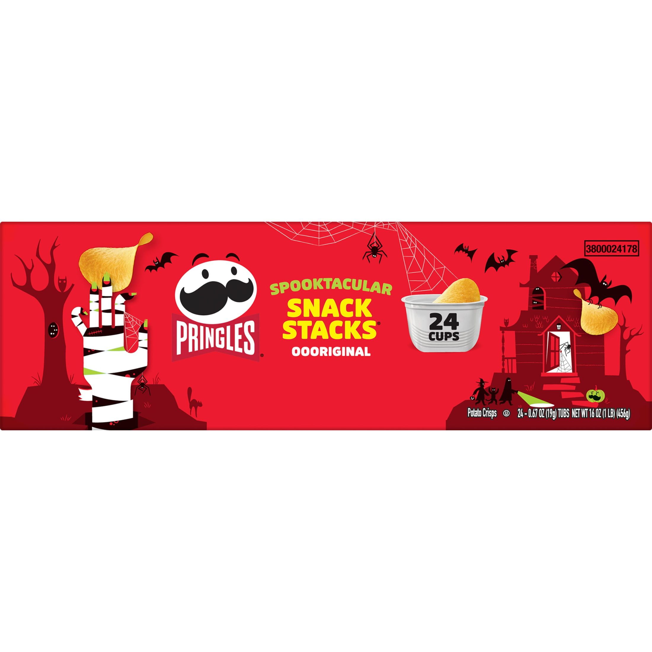 Pringles Snack Stacks Original Potato Chips, 24 Count - Walmart ...