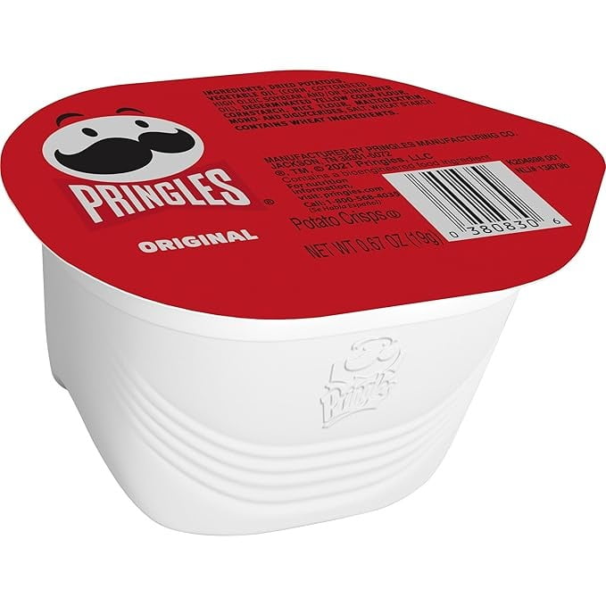 Pringles Original Potato Crisps Chips, Lunch Snacks, On-the-Go Snacks ...
