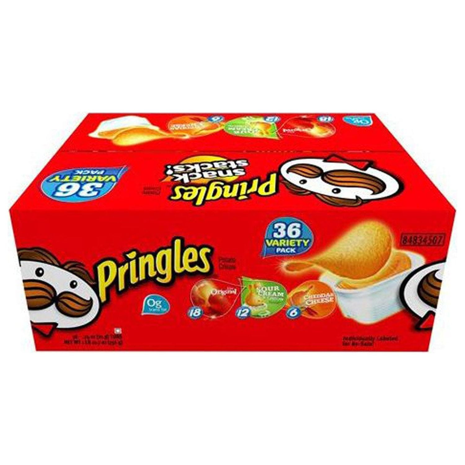 Pringles Potato Chips - 36 Pk / 0.74Oz Tubs Packaging May Vary ...
