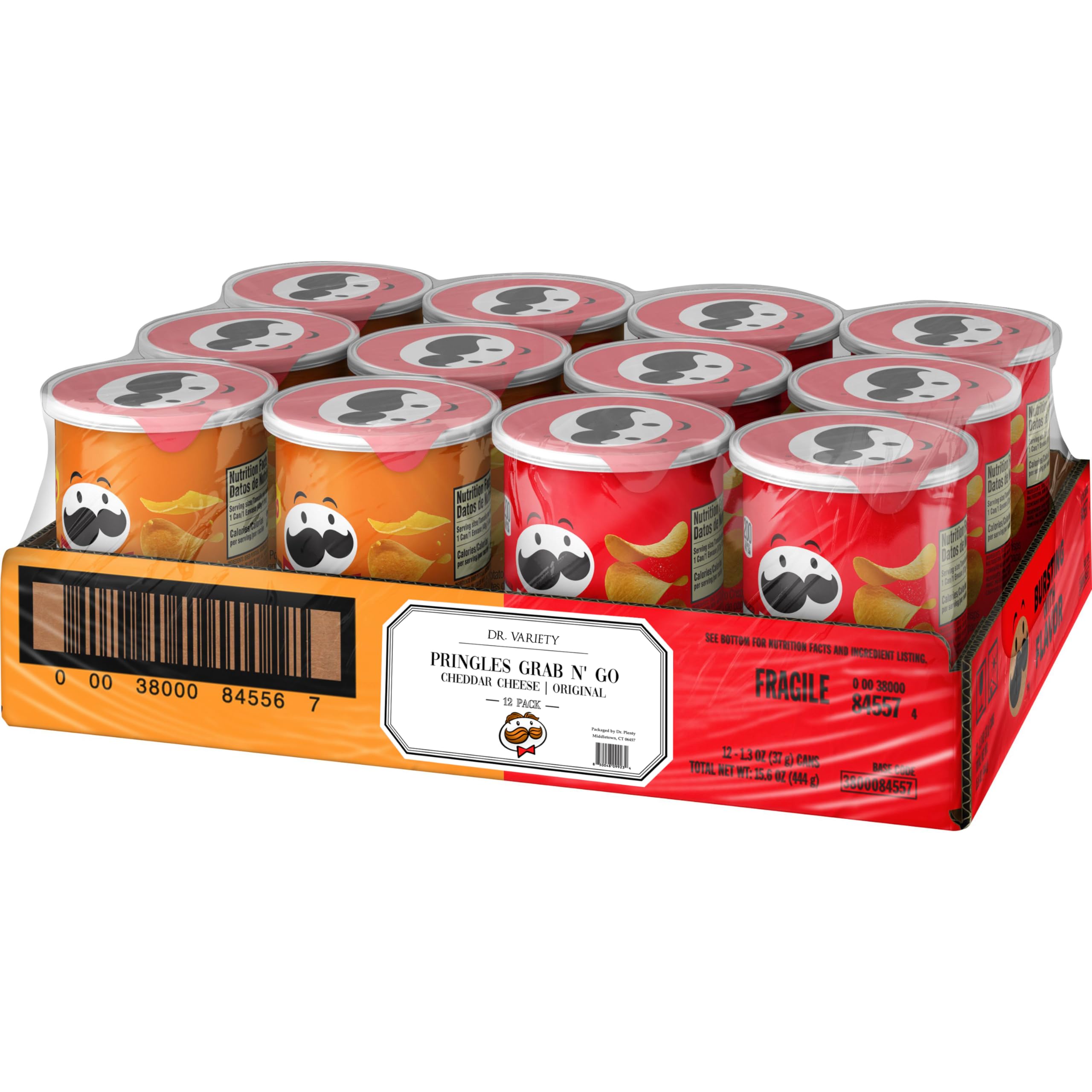 Pringles Potato Crisps Chips, Kids Lunch Snacks, MDH1Grab N' Go ...