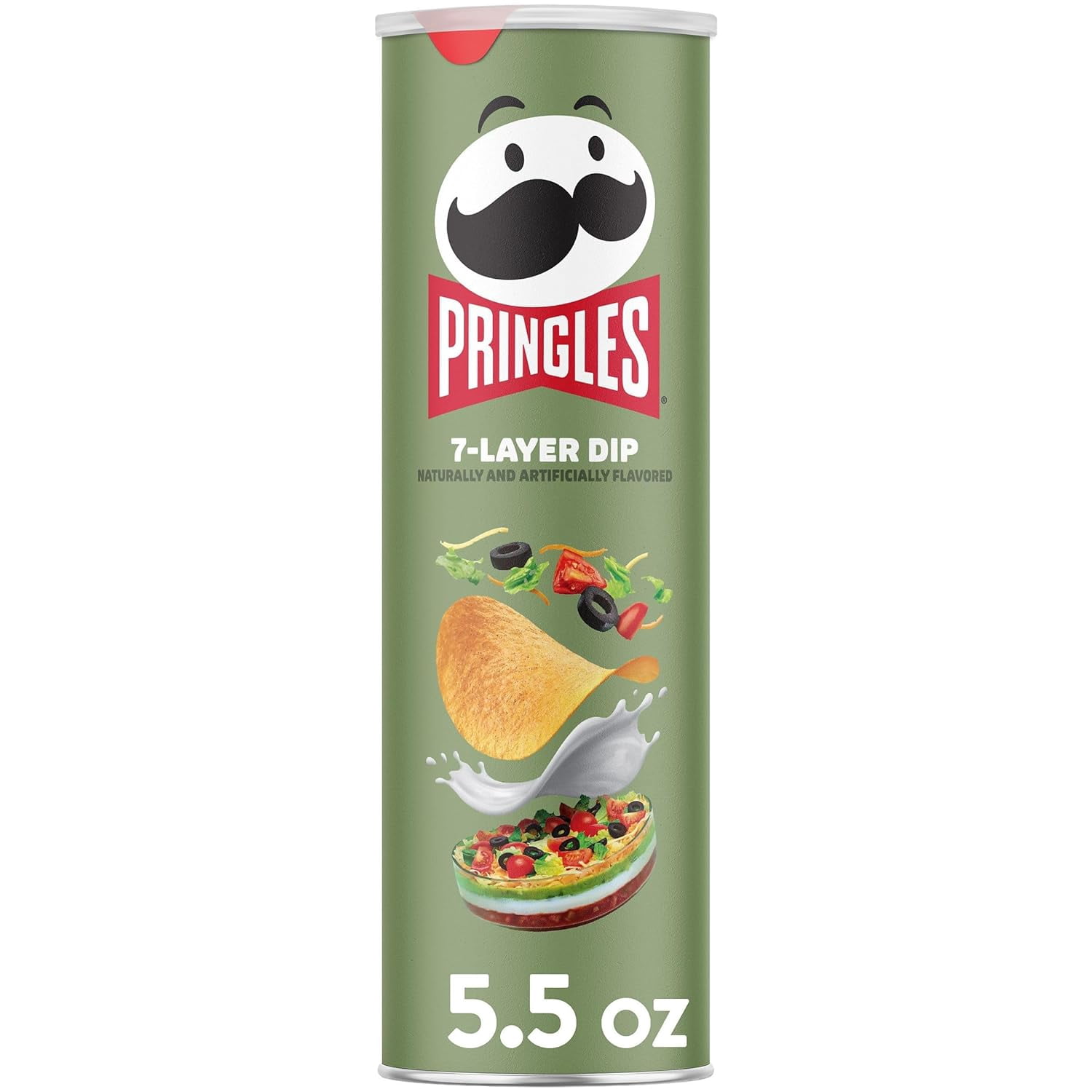 Pringles Potato Crisps Chips, Lunch Snacks, On-the-Go Snacks, 7-Layer ...