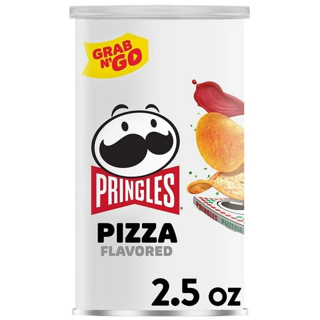 Pringles Potato Crisps Chips Pizza 2.5 oz Pack of 2 - Walmart.com