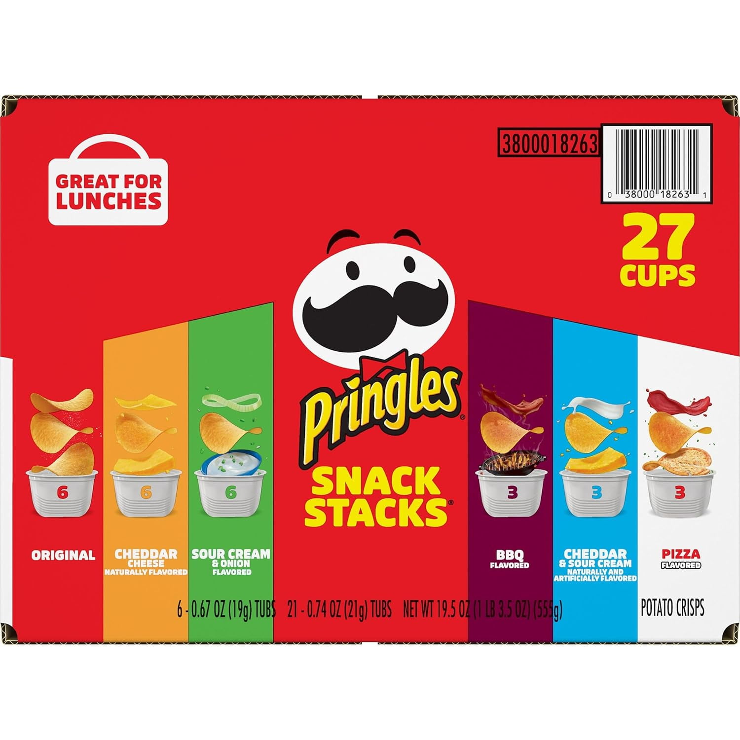 Pringles Potato Crisps Chips, Snack Stacks, Lunch Snacks, Office and ...