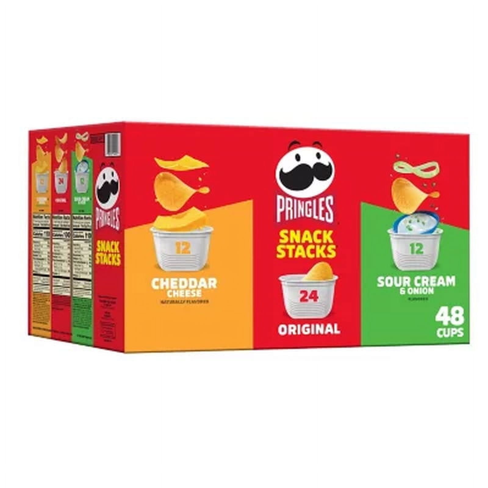 Pringles Potato Crisps Chips, Variety Pack, Snacks Stacks (33.8 oz. box ...