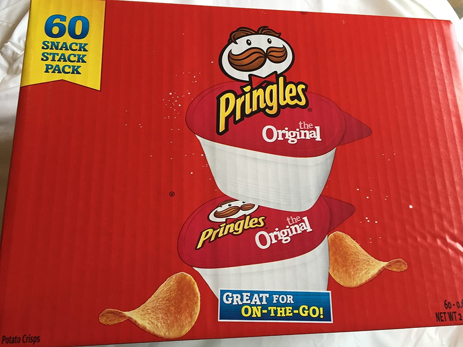 Pringles Original Snack Pack Tubs 60-0.67oz - Walmart.com
