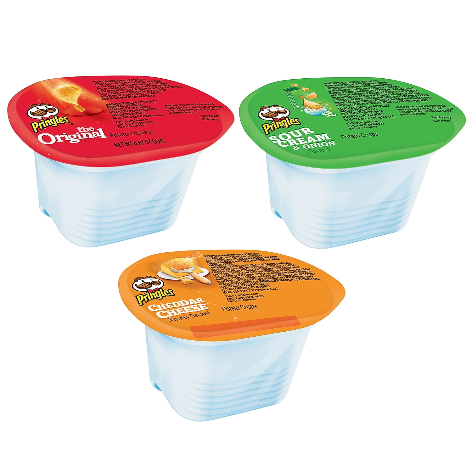 Pringles Potato Crisps Snack Stacks Variety Pack 72/Carton (KEE18251 ...
