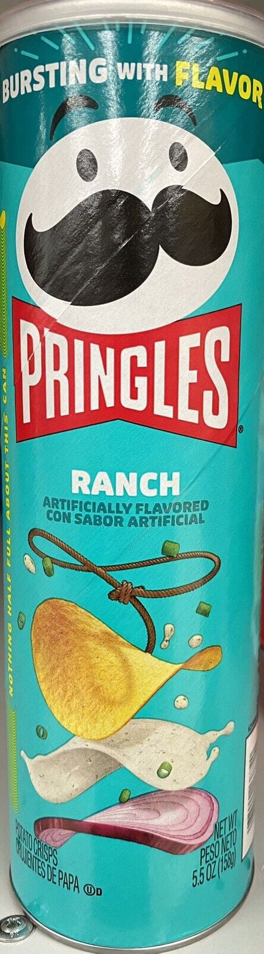 Pringles RANCH Flavored Potato Chips Crisps 5.5 oz Can NEW SEALED FREE SHIPPING - Walmart.com