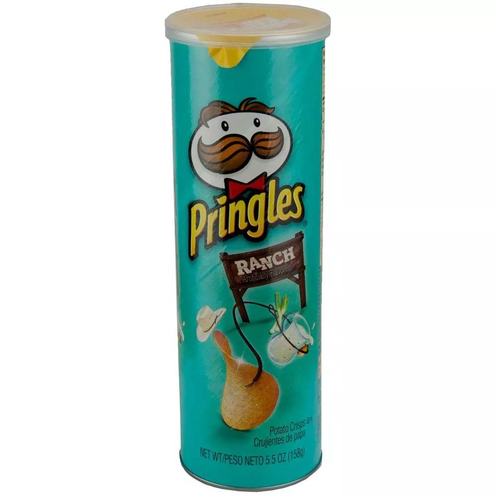 Pringles Ranch Crisps, 5. 5 Ounce - 14 per case. - Walmart.com
