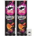 Pringles Scorchin' BBQ Potato Crisps, 5.5 oz (Pack of 2) with By The ...