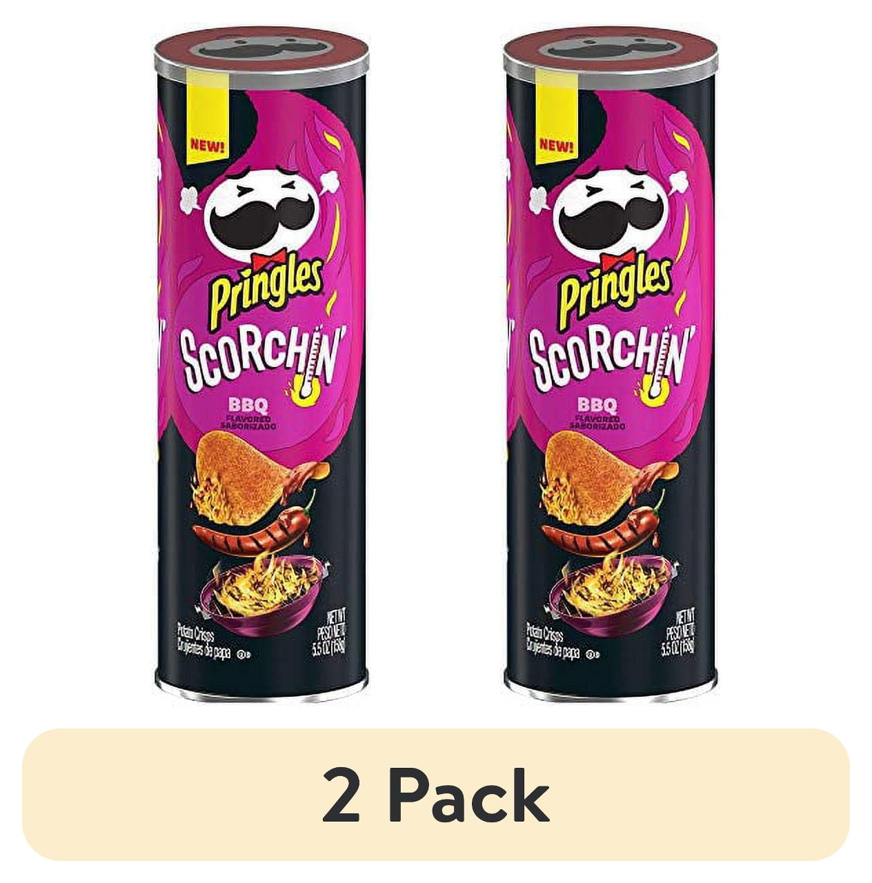 (2 pack) Pringles Scorchin Bbq Potato Crisps, 5.5 Ounce -- 14 per case ...