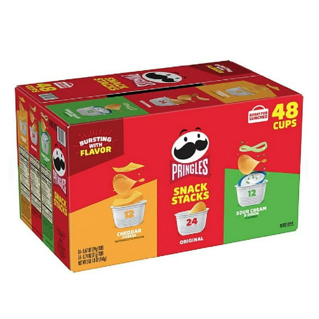 Pringles Snack Combo potato chips, 48 bags, 33.84 oz - Walmart.com