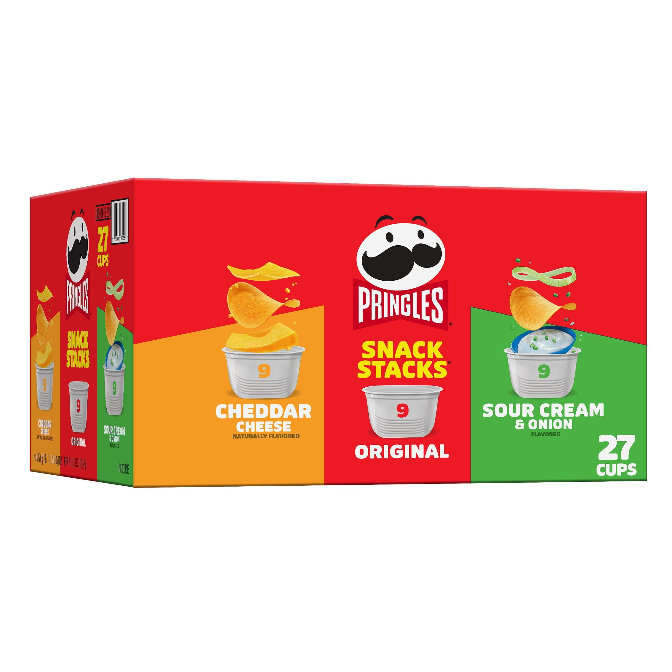 Pringles Snack Stacks Assorted Mix, Individual Kids Lunch Snacks ...