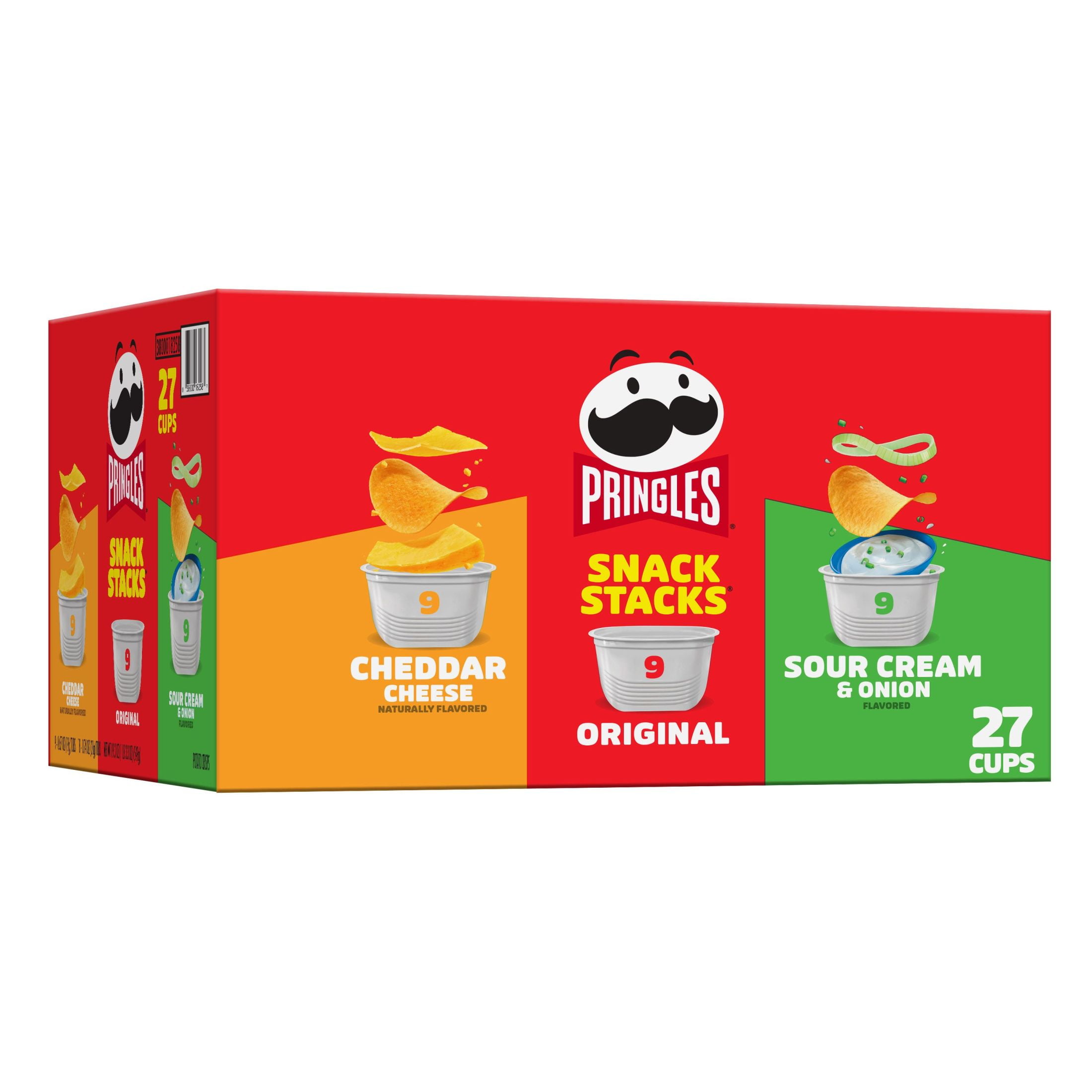 Pringles Snack Stacks Assorted Mix, Individual Kids Lunch Snacks ...