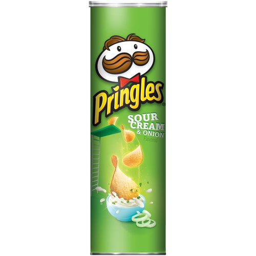 Pringles Sour Cream & Onion Potato Crisps, 5.96 Oz. - Walmart.com