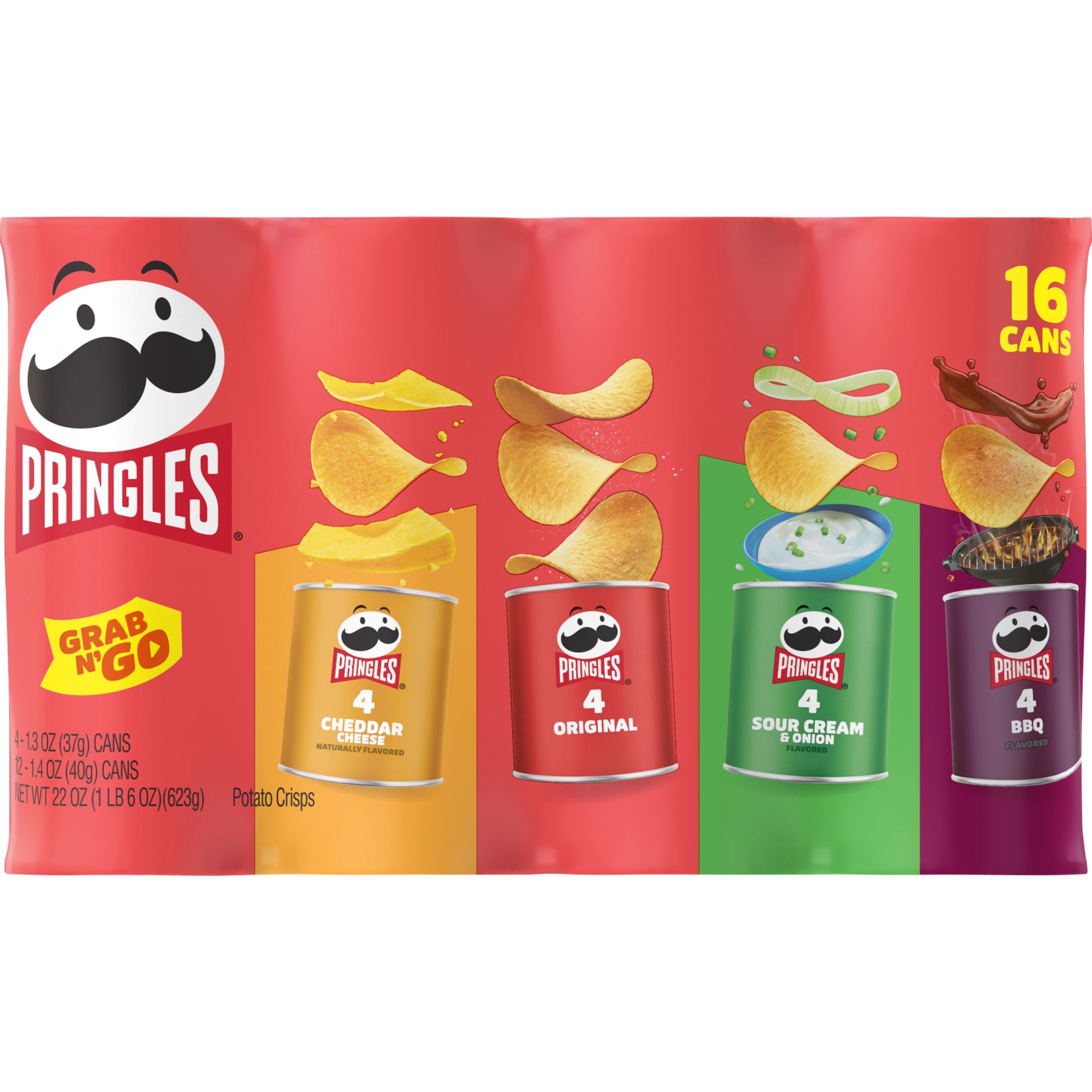 Pringles Potato Crisps Snack Stacks Variety Pack 72/Carton (KEE18251 ...