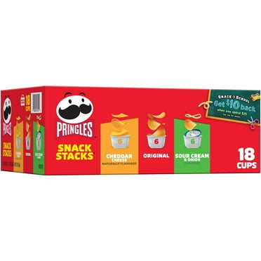 Pringles Potato Crisps Chips, On-the-Go Snacks, Snack Stacks, Variety ...