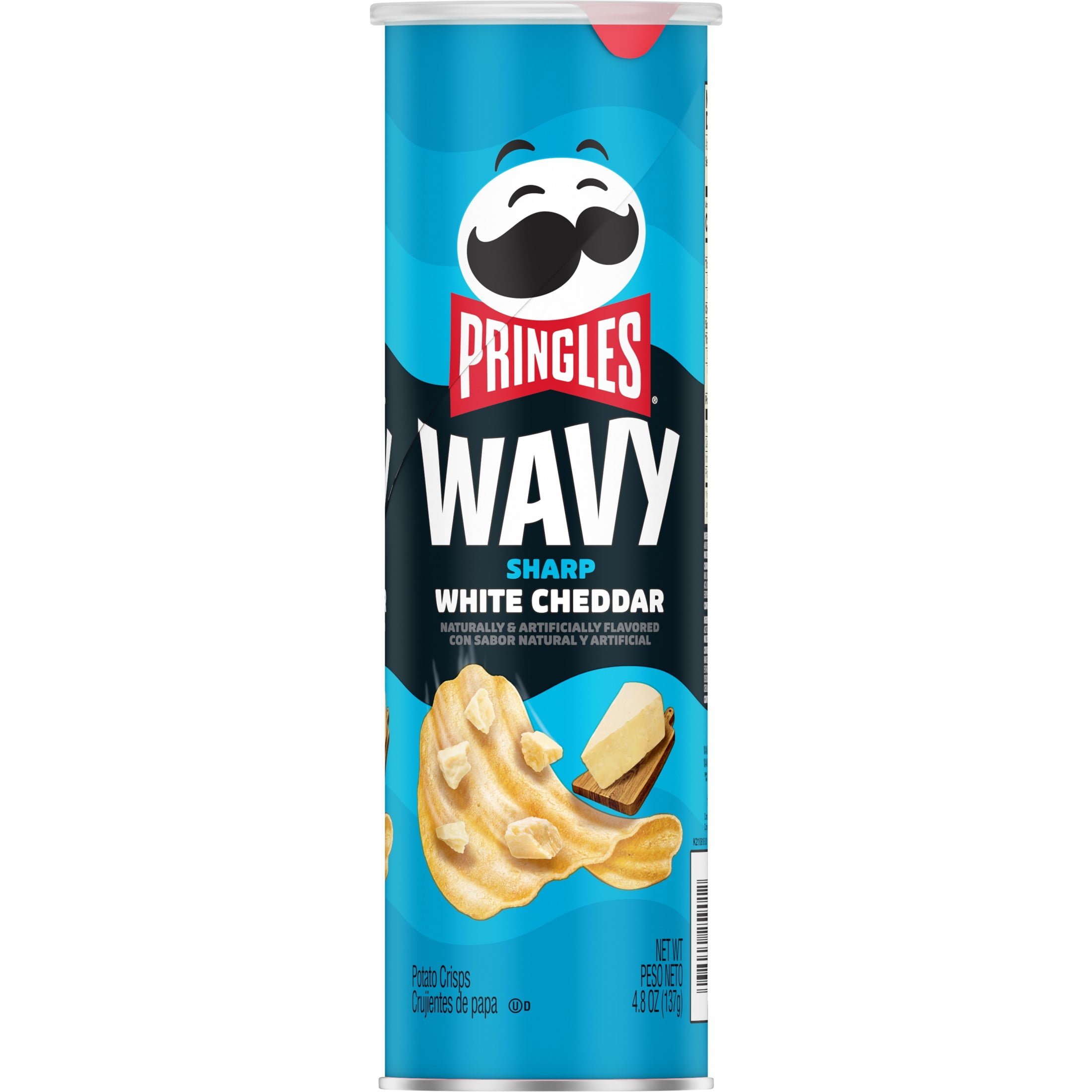 Pringles Wavy Sharp White Cheddar Potato Crisps Philippines | Ubuy