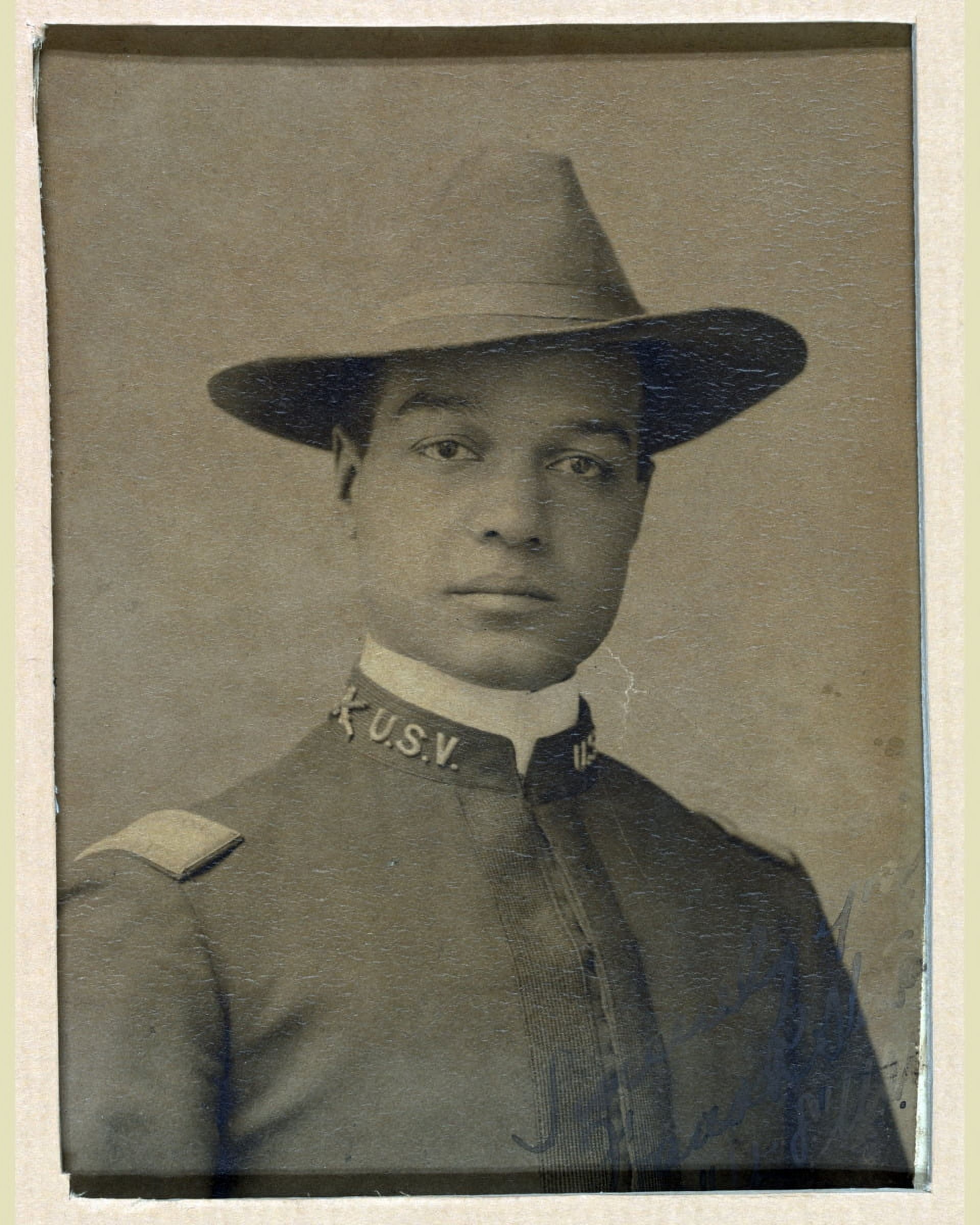 Print: 2nd Lt. Frank R. Newland i.e. Steward, 8th US VI, circa 1898 ...