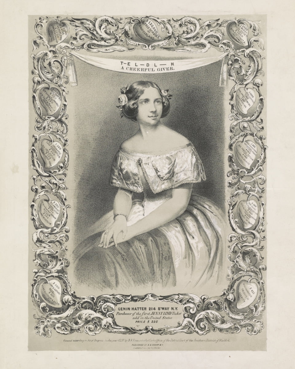 Print: A Cheerful Giver, 1850 - Walmart.com