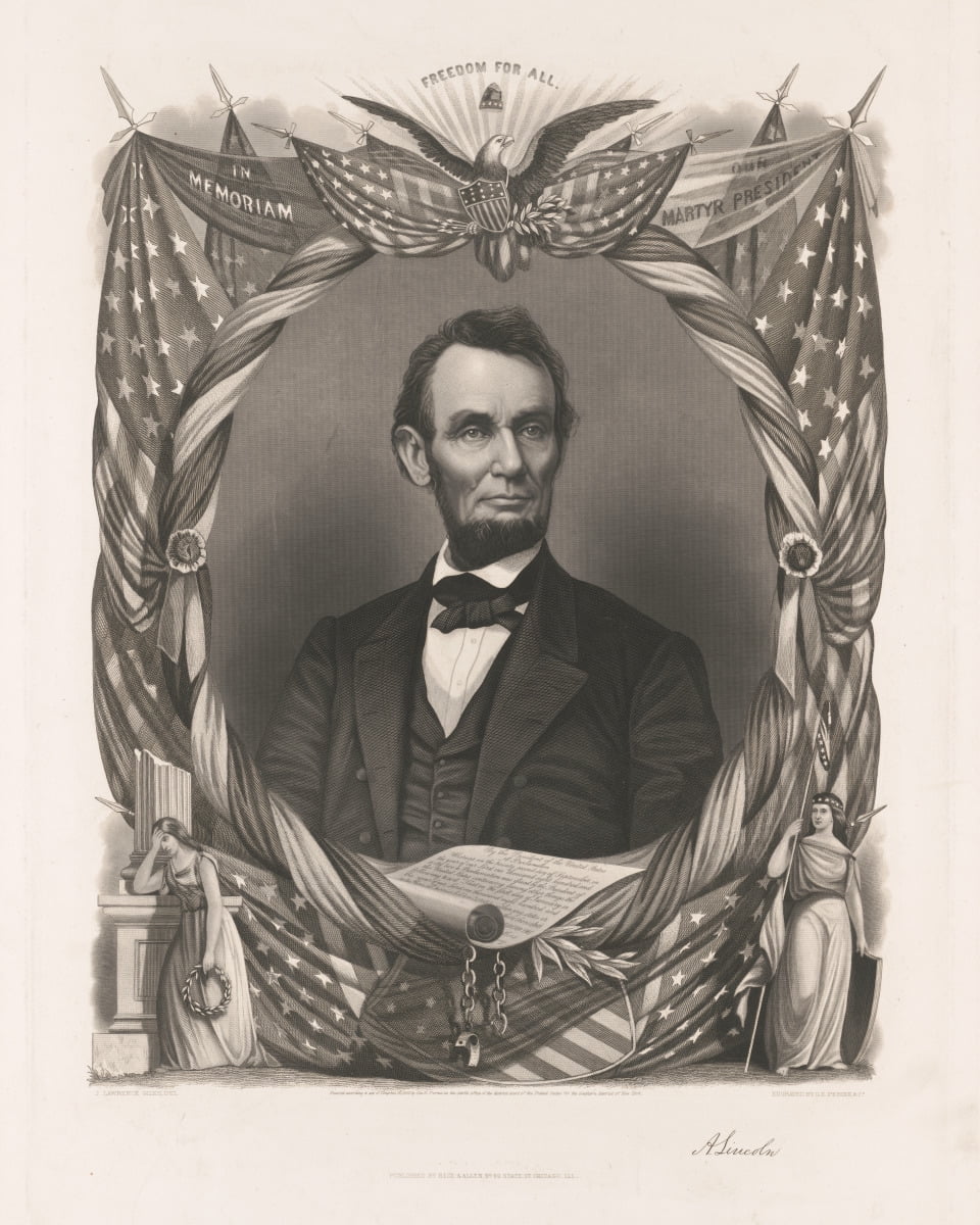 Print: A. Lincoln - Walmart.com